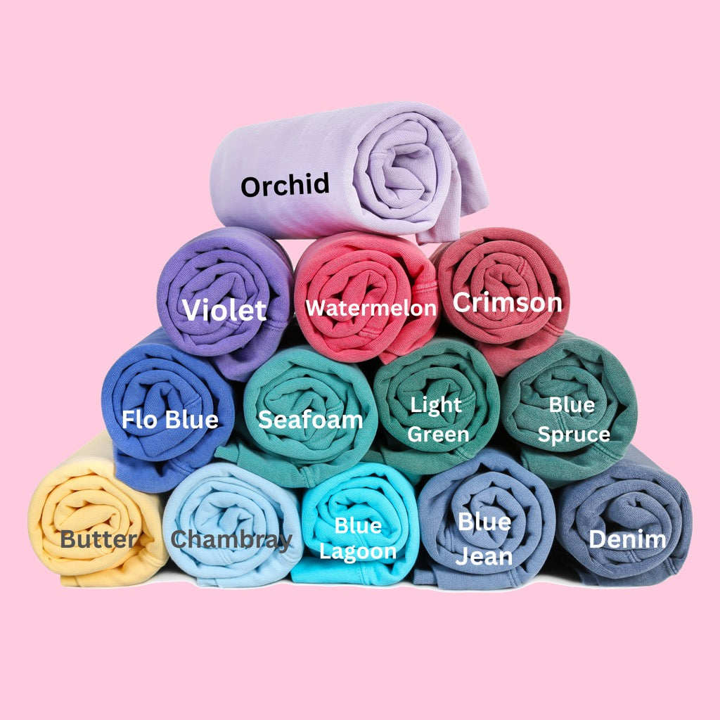 THETA- Outline Arch Philanthropy Comfort Colors Sweatshirt – Made by Mollz