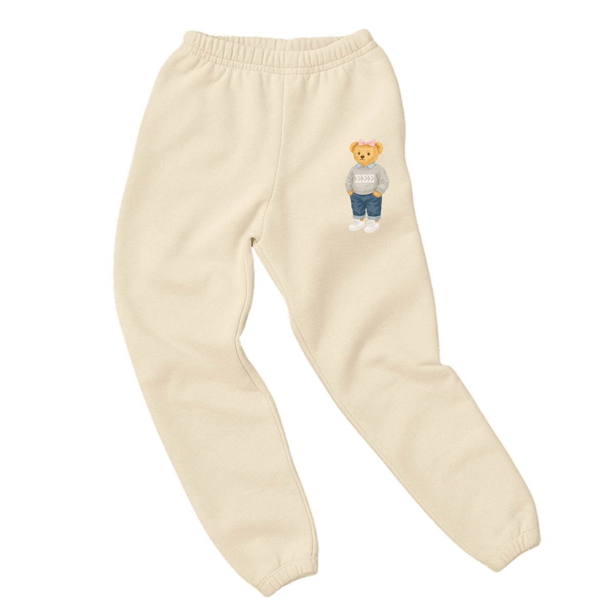 SIGMA- Cozy Bear Sorority Sweatpants – Made by Mollz