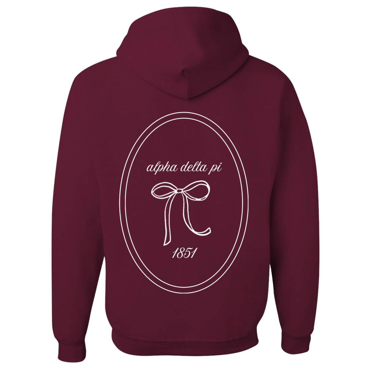 ADPI- Love Knot Locket Sorority Hooded Sweatshirt – Made by Mollz